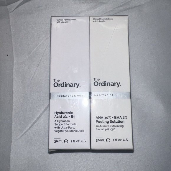 The Ordinary | Skincare | The Ordinary Direct Acids Aha 3 Fl Oz Bha 2 Peeling Solution 1 Fl Oz ...
